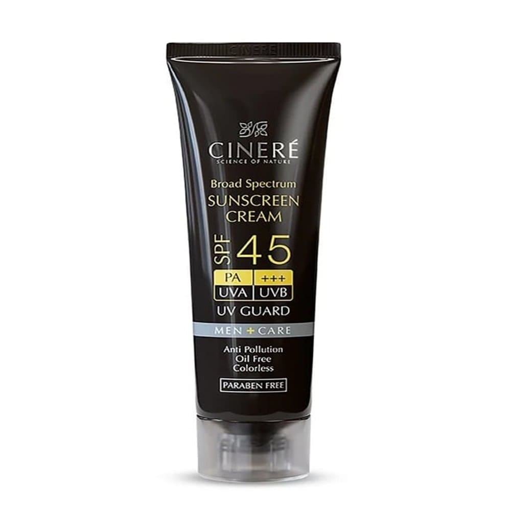 خرید کرم ضد آفتاب مخصوص آقایان سینره SPF 45، فروشگاه آریانا